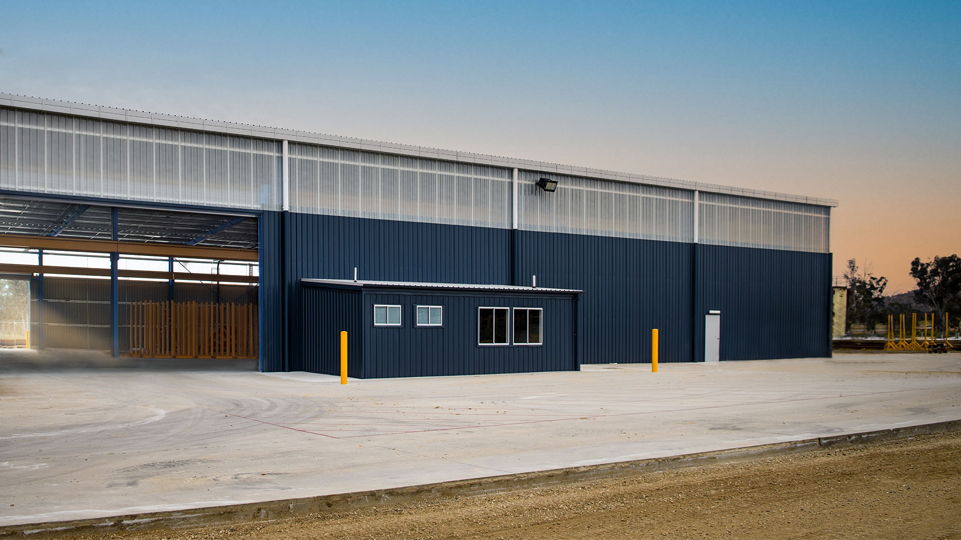 New warehouse extension revealed! - BlueScope Distribution