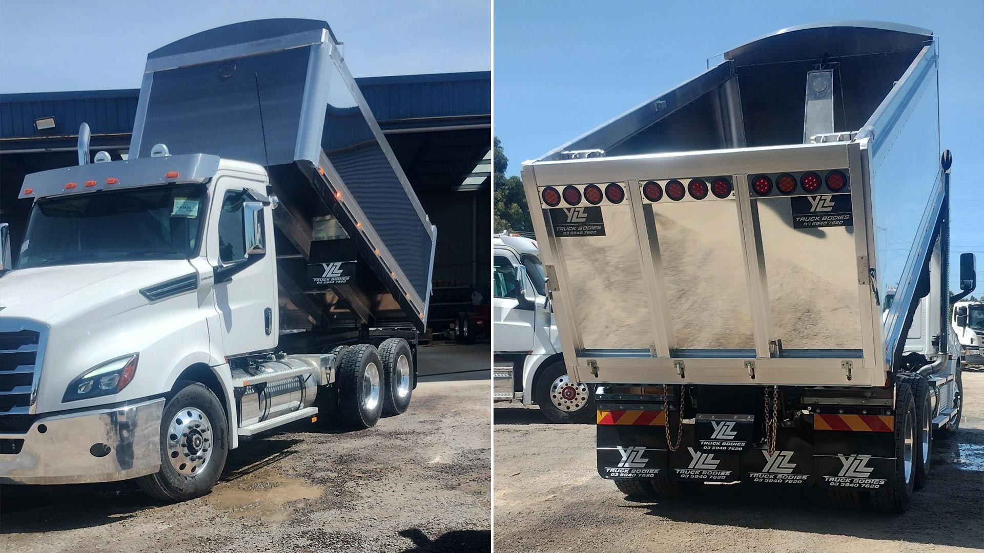 Superior aluminium tipper truck bodies & tippers