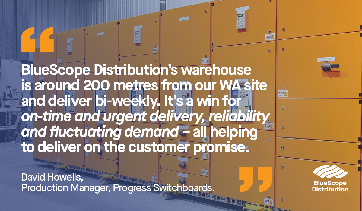 Customer Story: Progress Switchboards - BlueScope Distribution